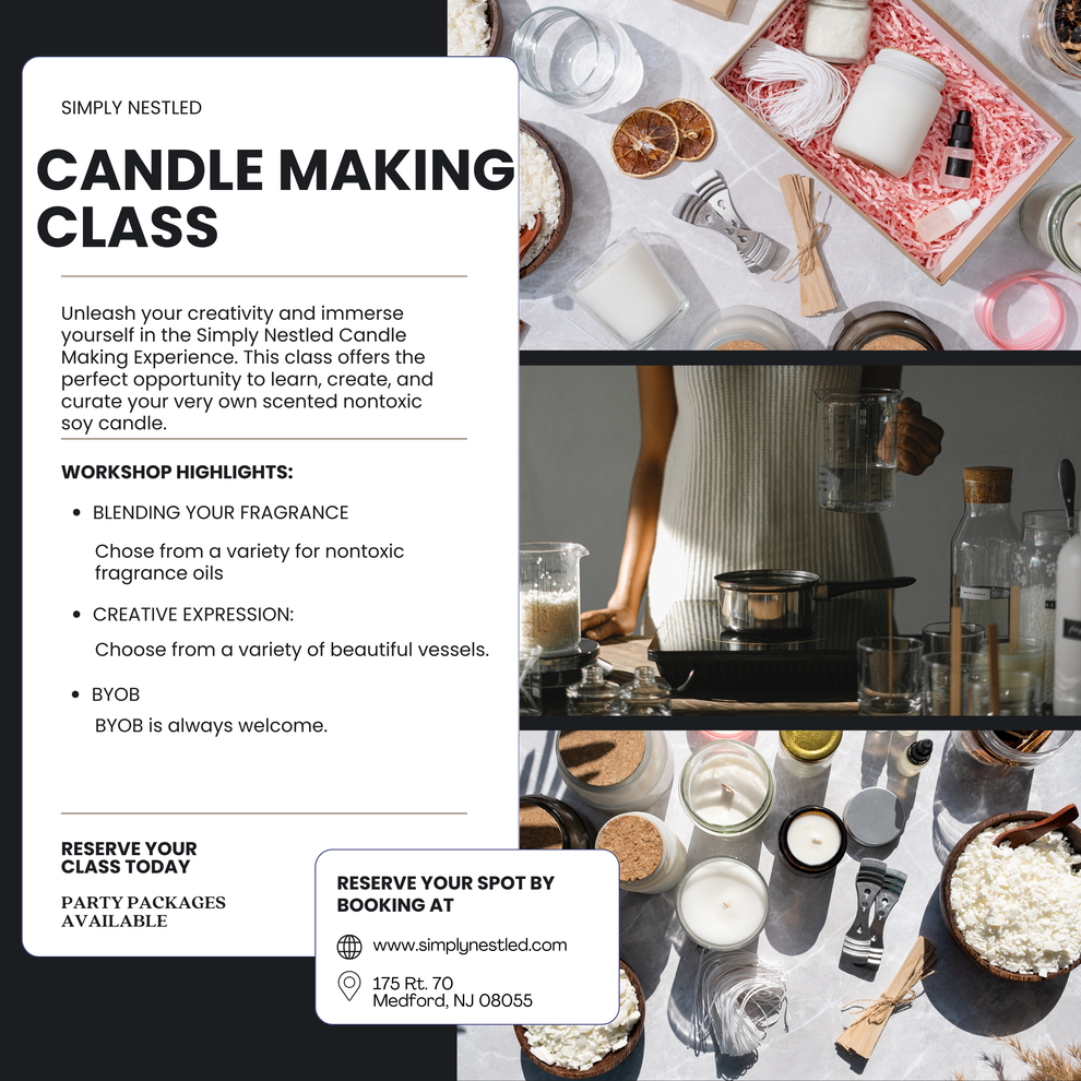 Candle Making Class – Simply Nestled